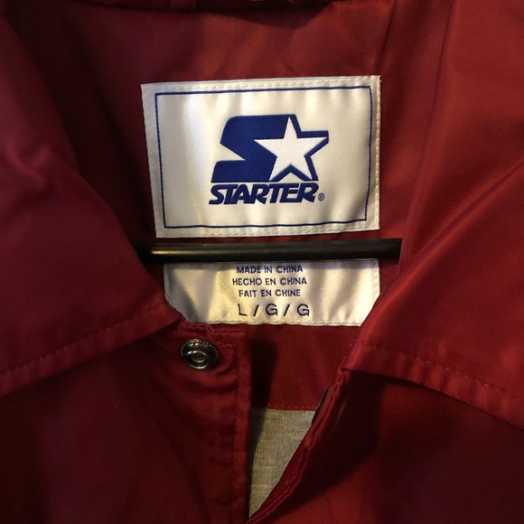 STARTER | Jackets & Coats | Oklahoma Sooners Large Starter Mens Jacket ...